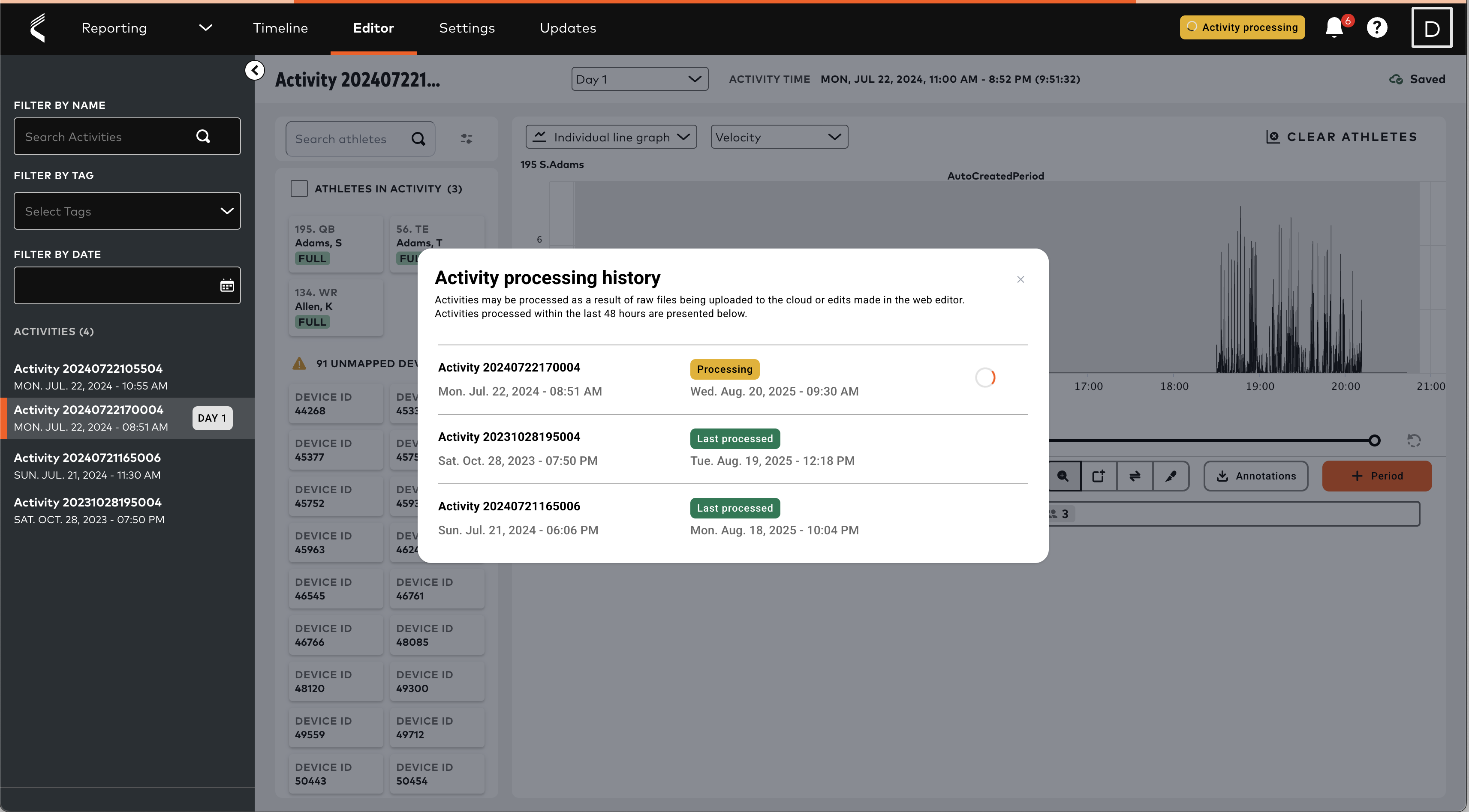 Uploading from Devices – Vector Core
