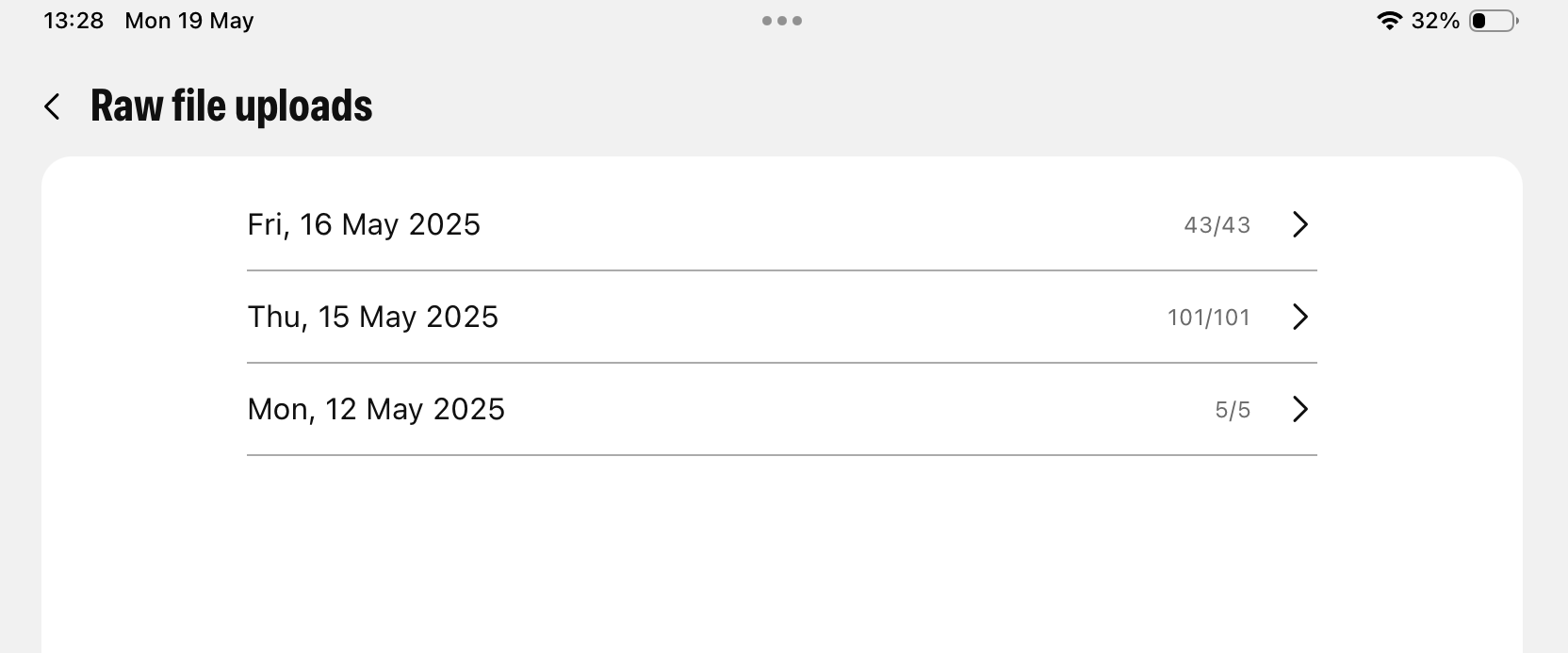 Uploading from Devices – Vector Core